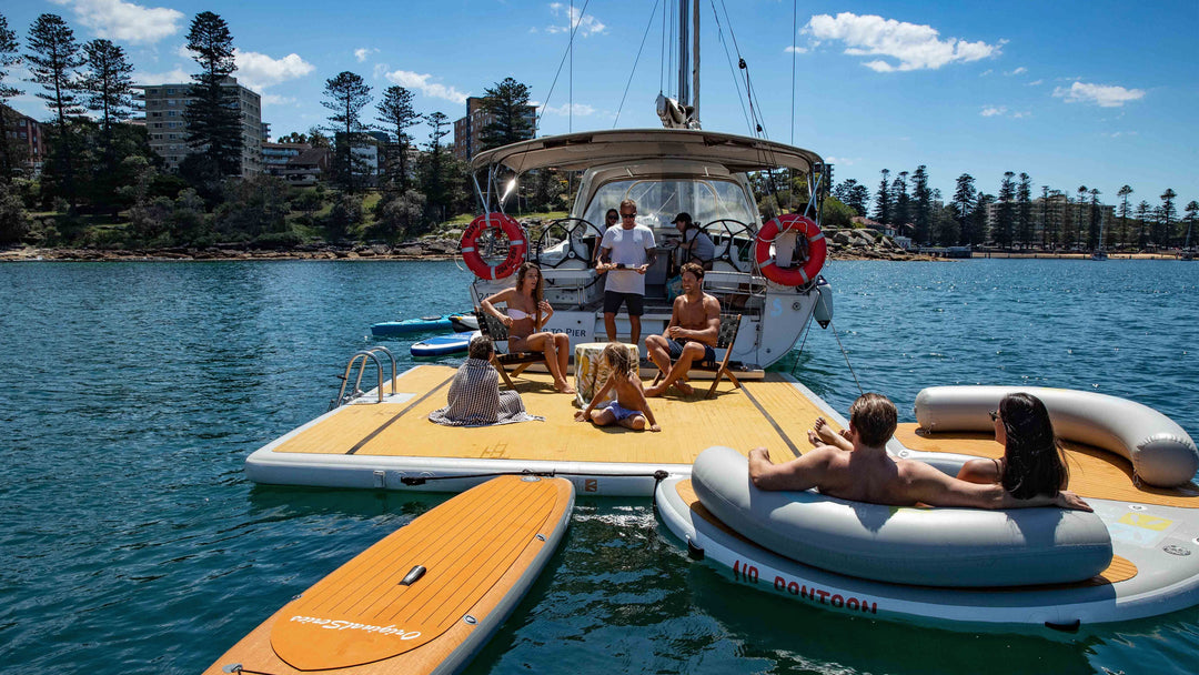Inflatable Floating Dock & Platform, Air Pontoon I Bay Sports