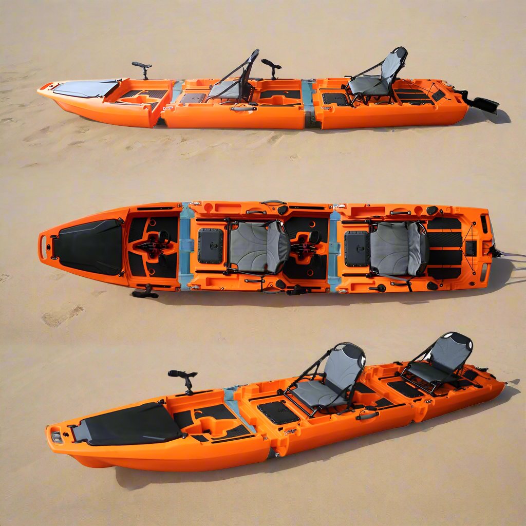 Pedal Pro Fish Modular - 4.2m Tandem Flap-Powered Fishing Kayak – Bay ...