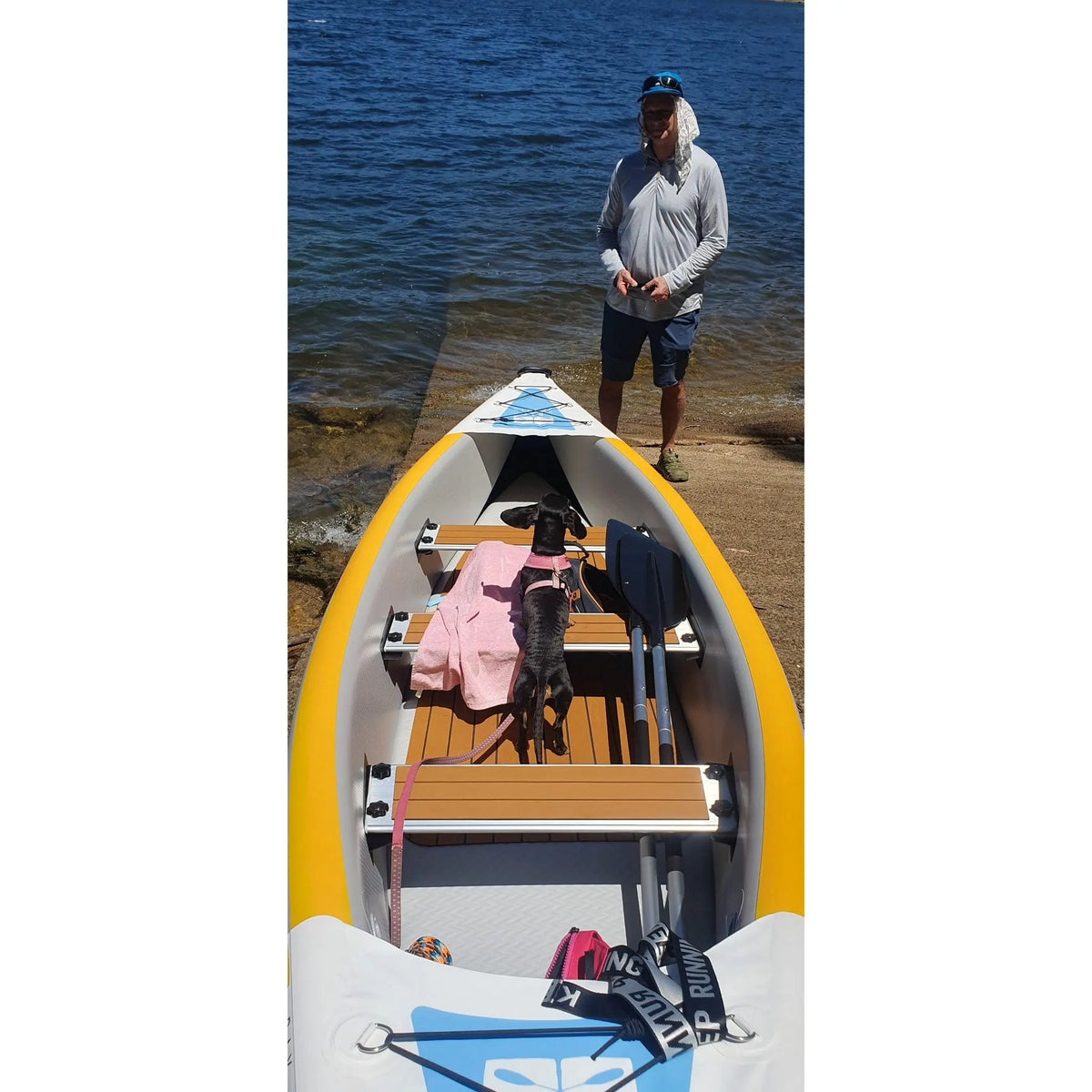Inflatable Kayak 4 Person | 4-Seater Inflatable Canoe | Bay Sports