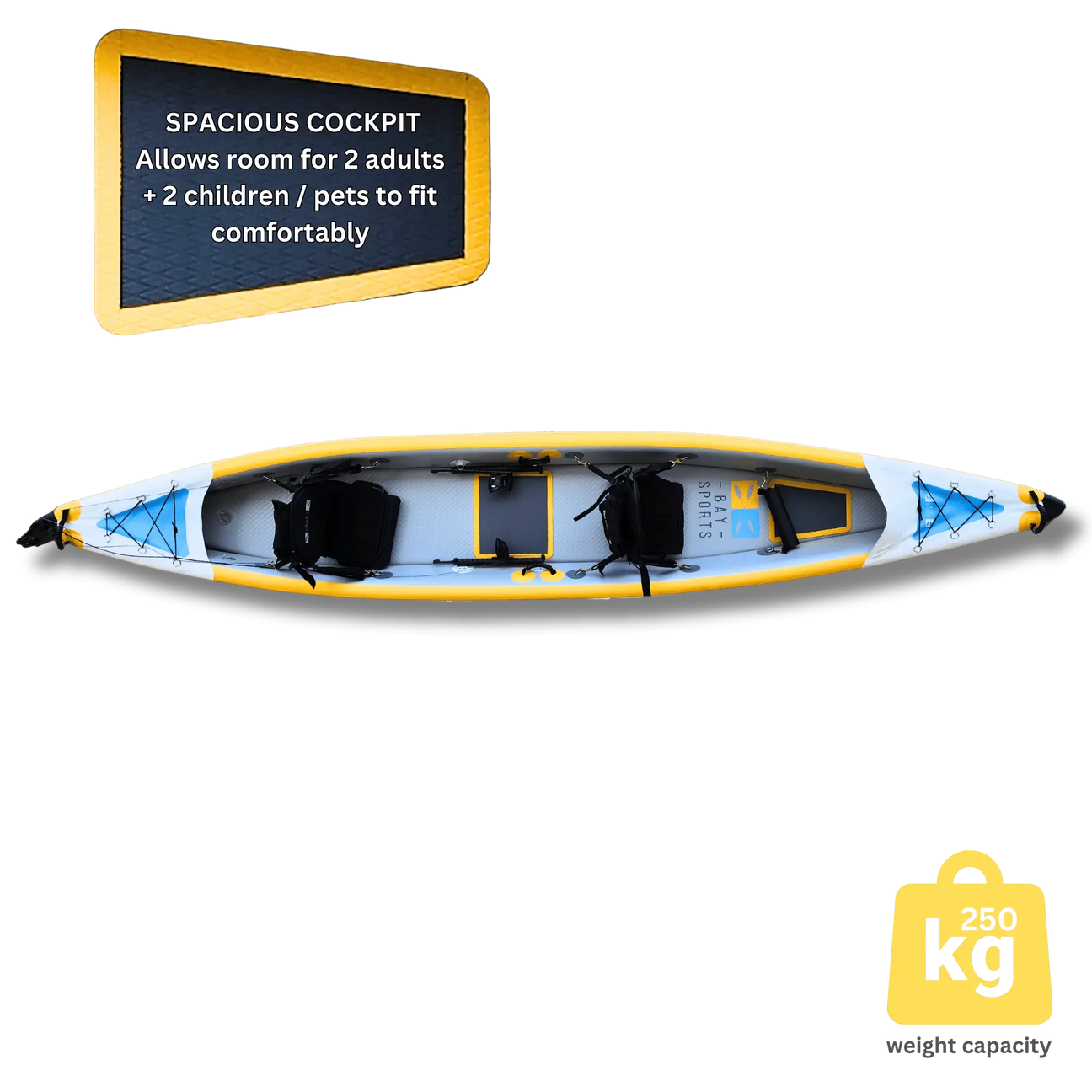Double Kayak, Two Person Kayaks | Bay Sports