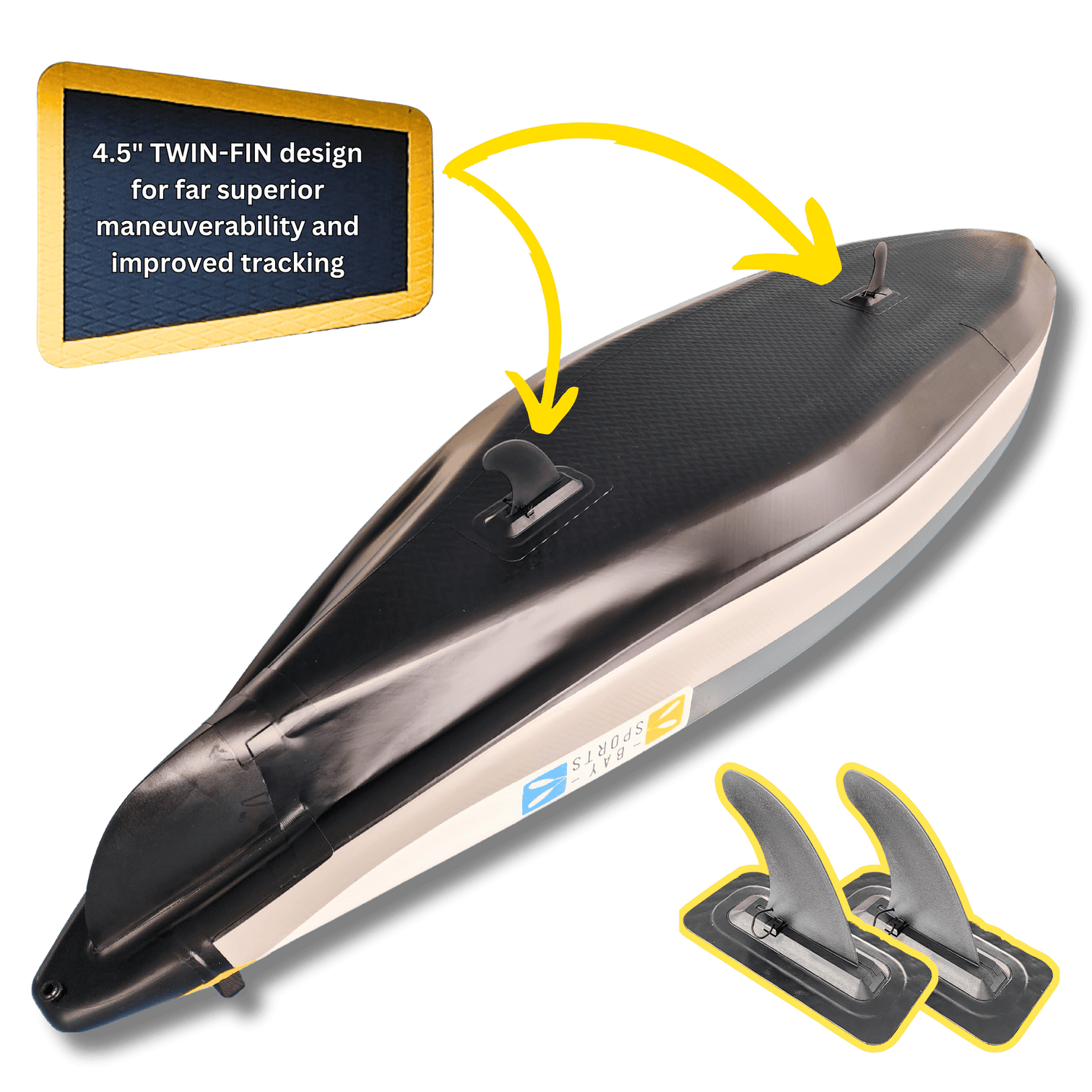 Single Inflatable Kayak | Air Glide 385 | Bay Sports