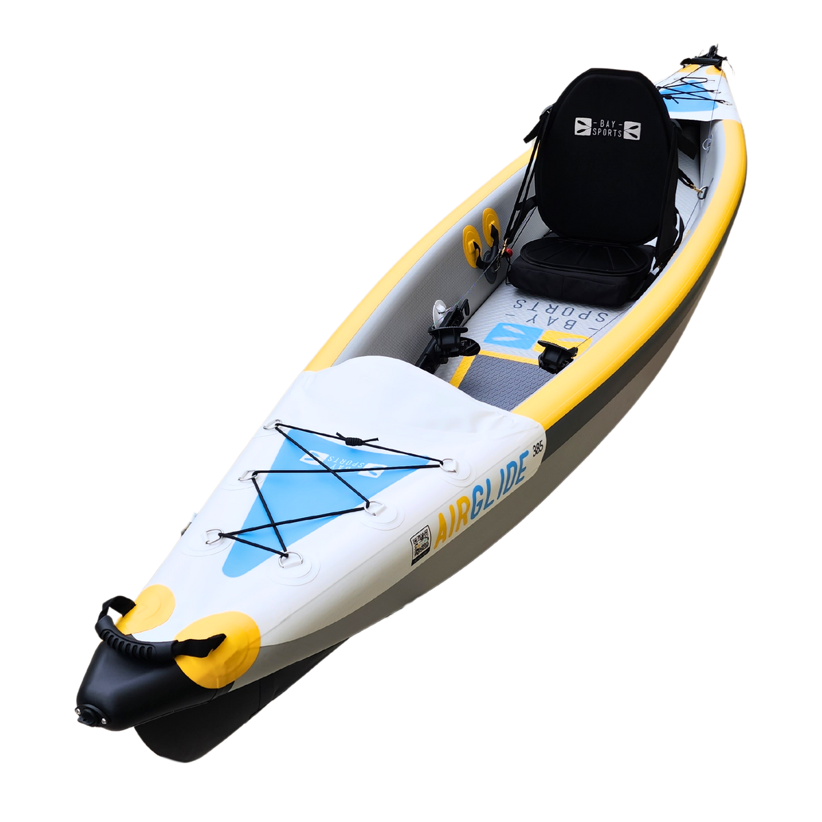 Single Inflatable Kayak | Air Glide 385 | Bay Sports