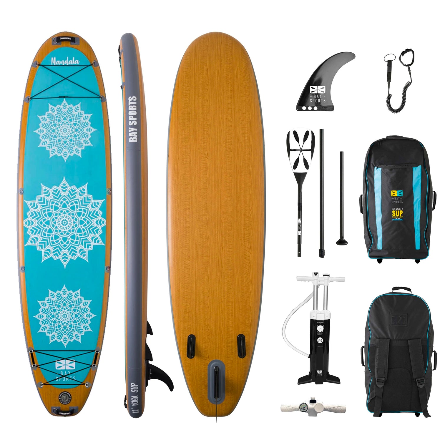 Yoga Stand Up Paddle Board | Inflatable Yoga Paddle Board | Bay Sports