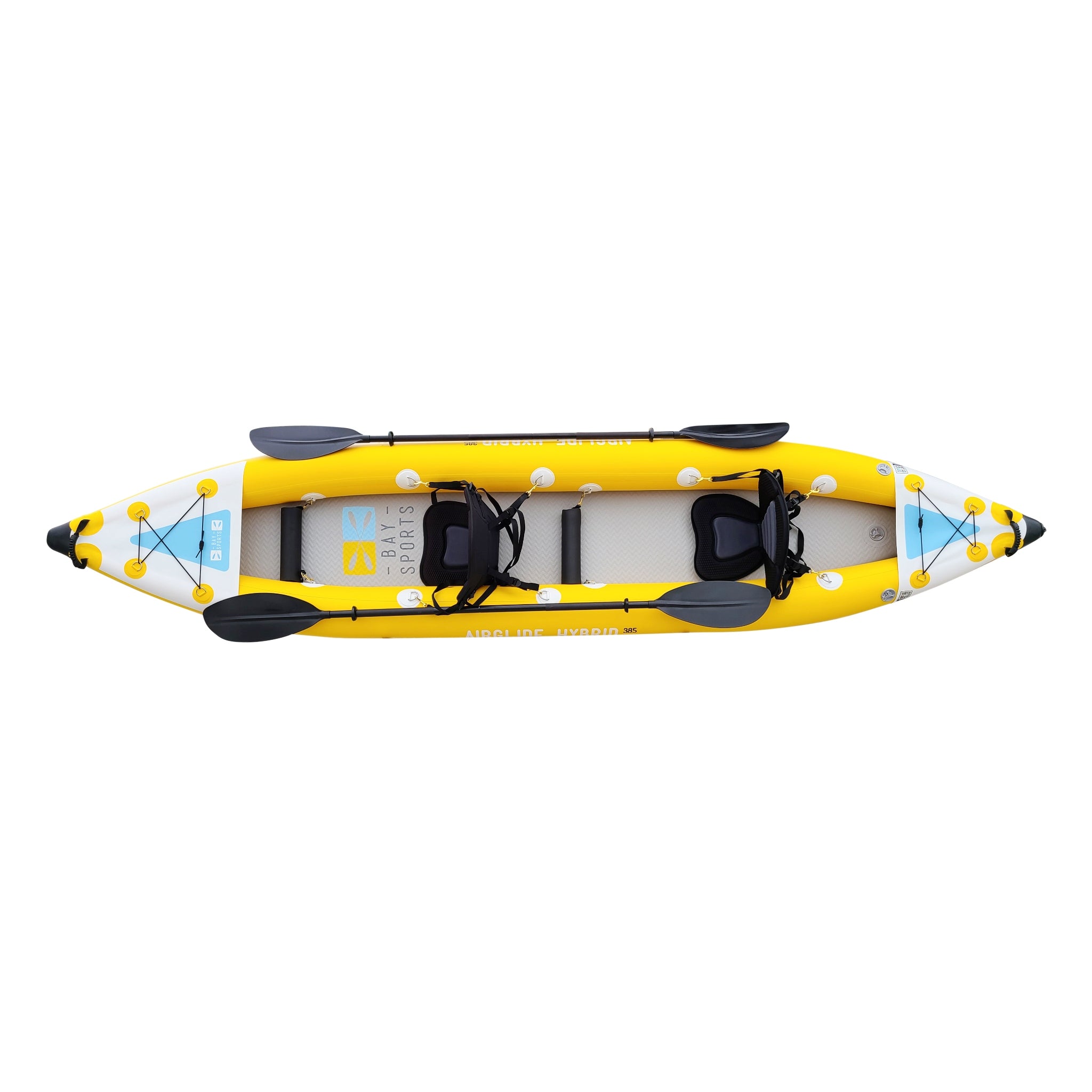 Air Glide Hybrid 385 - 3.85M Tandem Inflatable Kayak | Bay Sports