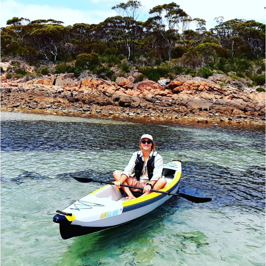 Single Inflatable Kayak | Air Glide 385 | Bay Sports