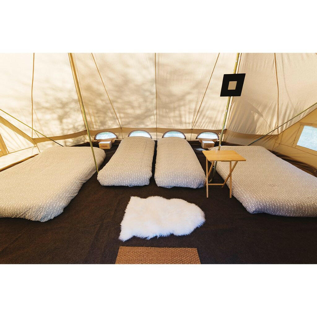 Luxury Canvas Emperor 6m Bell Tent, Family Glamping Tents | Bay Sports