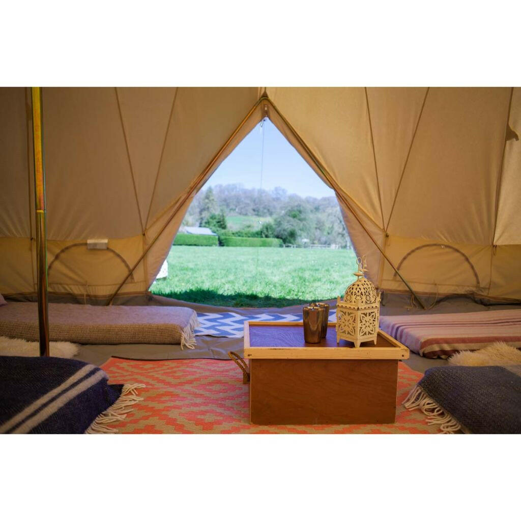 Luxury Canvas Emperor 6m Bell Tent, Family Glamping Tents | Bay Sports