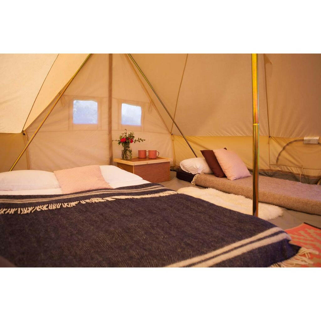 Luxury Canvas Emperor 6m Bell Tent, Family Glamping Tents | Bay Sports