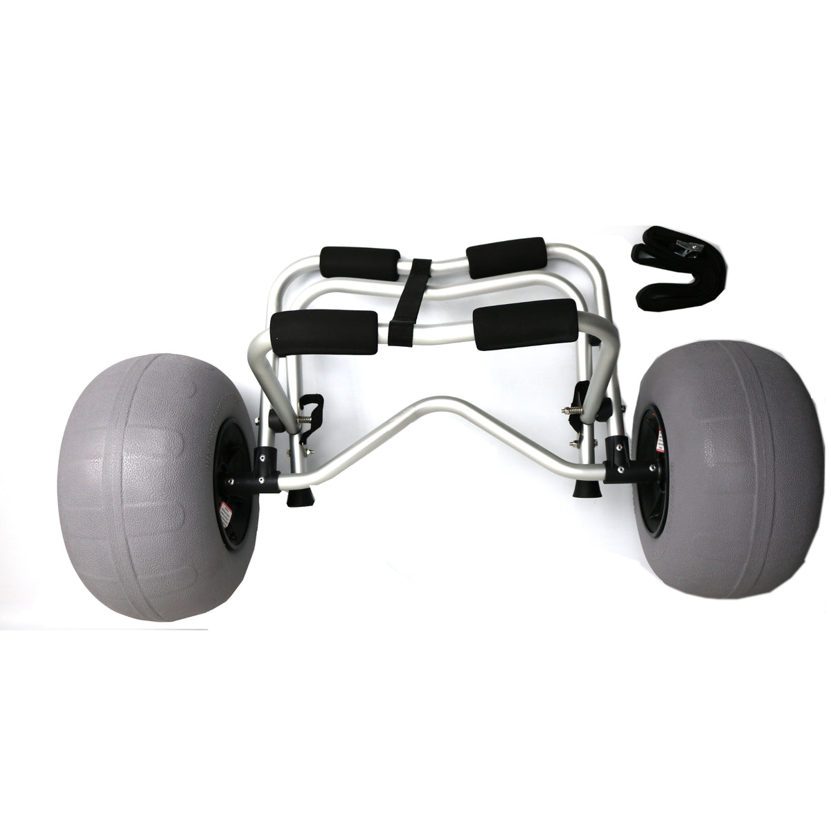 Kayak Trolley for Sit-In Kayak with Beach Balloon Wheels All Terrain ...